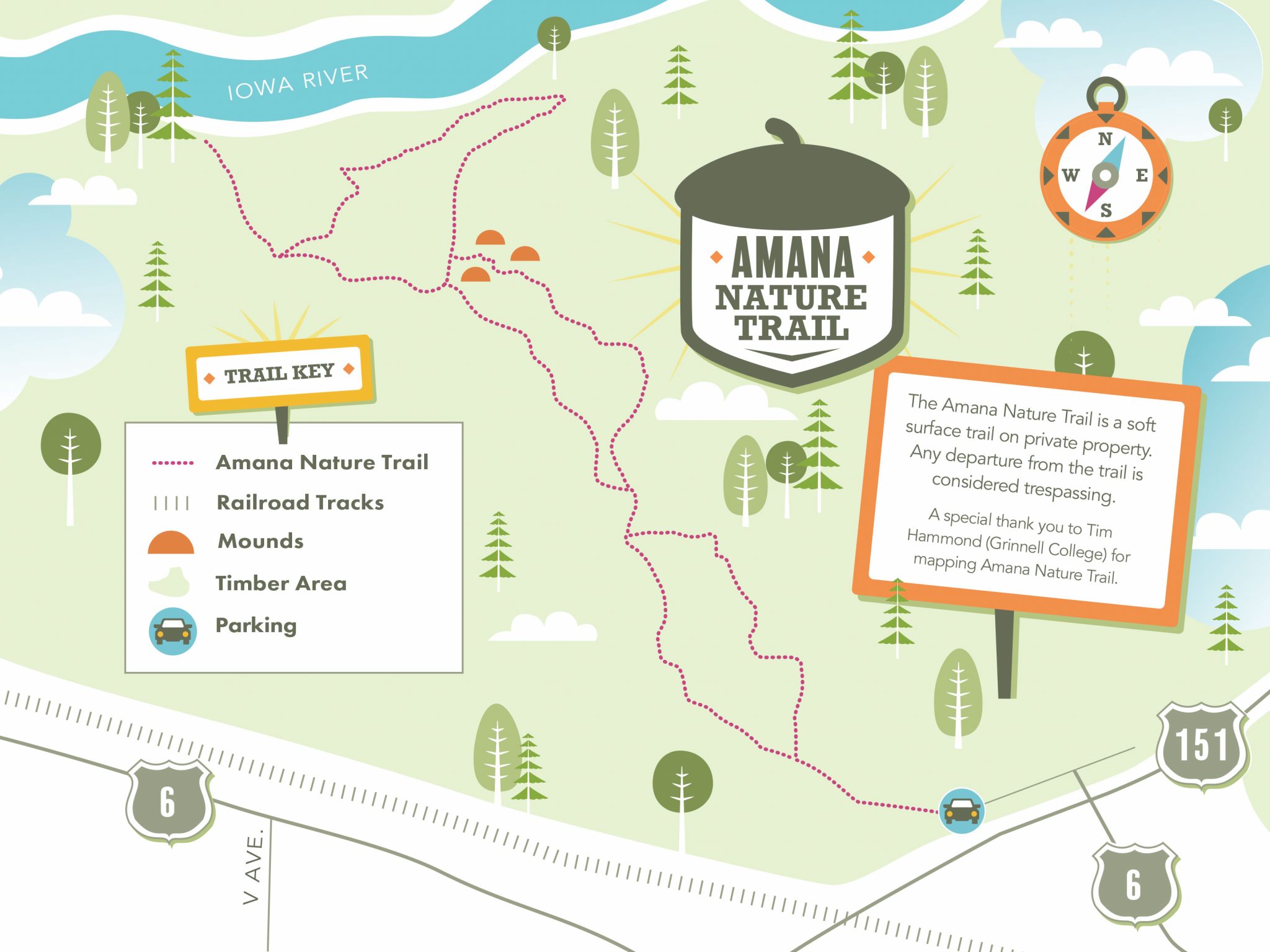 Amana Nature Trail in Amana Colonies | Things To Do in Amana, Iowa
