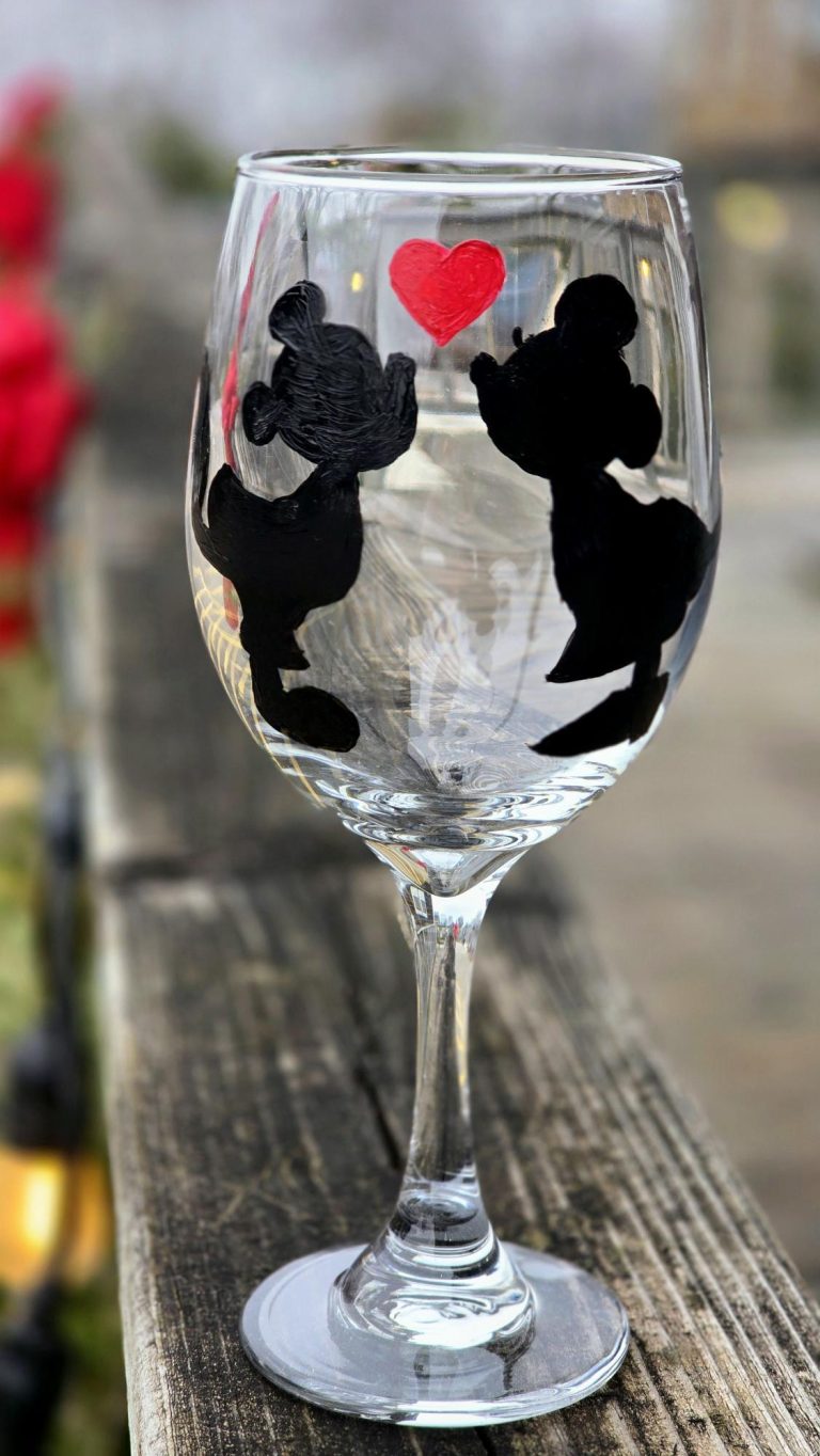 Wine Glass Painting Glass - Endless Love - Amana Colonies in Amana ...